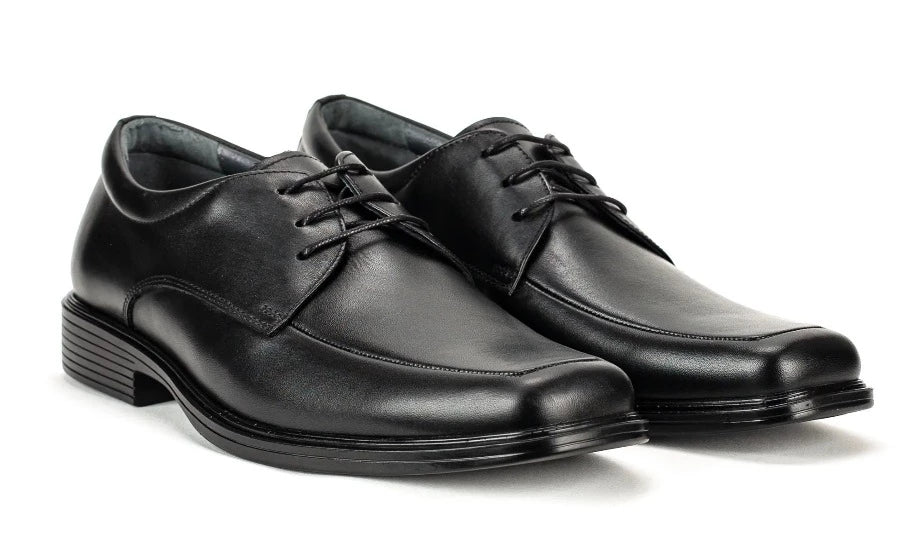 Mirage Comflex Men's Dress Black Oxford Apron Toe - 8022 – Men's Shoe Box